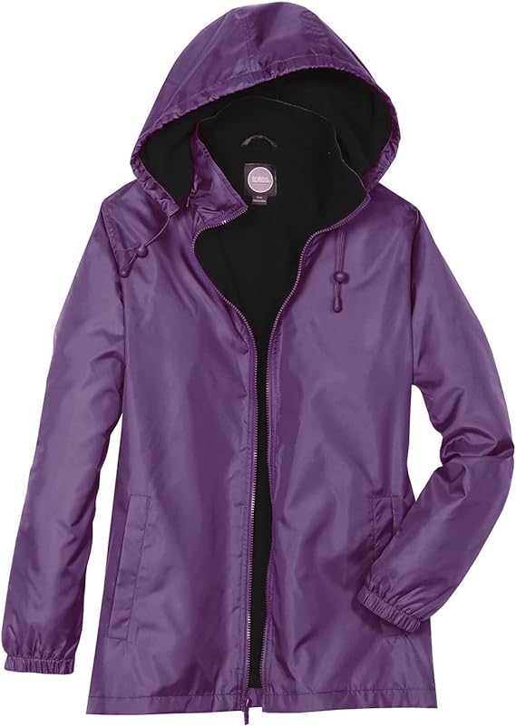 Amazon.com: totes Womens Rain Jacket with Hood Rain Coat for Women ...
