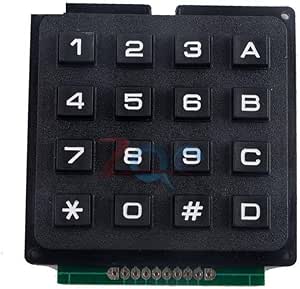 Amazon.com: 4 x 4 Matrix Array 16 Keys 4x4 Switch Keypad Keyboard ...