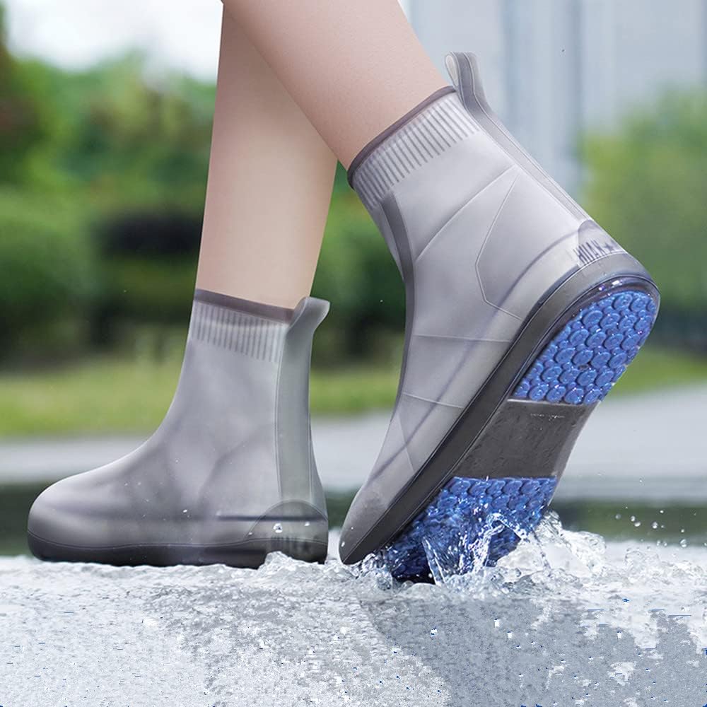 Waterproof Shoes Cover, Portable Non-Slip Rain Snow Boots Shoes Cover ...