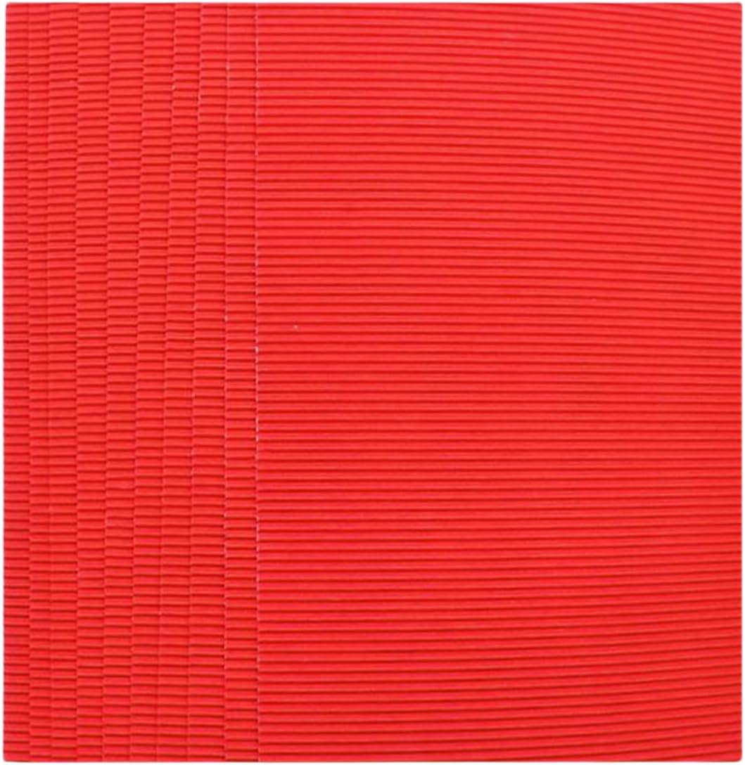 Amazon.com: 10 Sheets Colored Corrugated Cardboard Sheets Bright ...