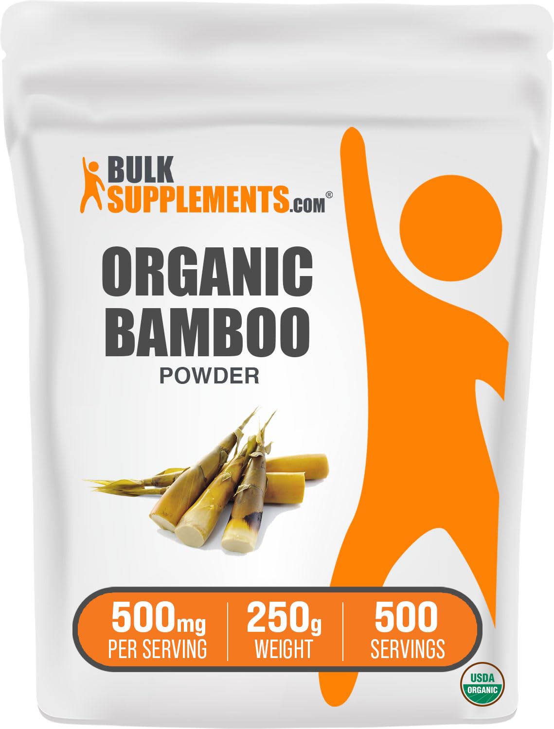 Amazon.com: BulkSupplements.com Organic Bamboo Powder - Silica ...