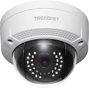 Amazon.com: TRENDnet Indoor/Outdoor 4MP H.265 PoE IR Dome Network ...