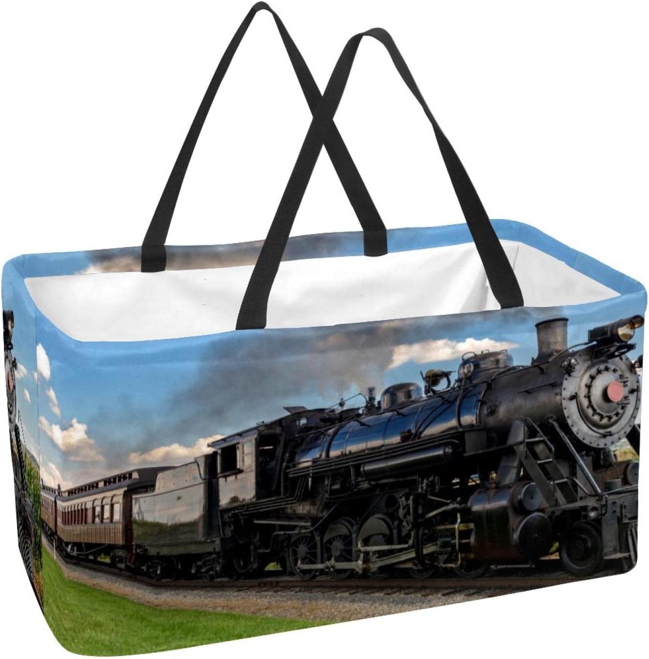Amazon.com: Large Collapsible Utility Tote,Reusable Grocery Shopping ...