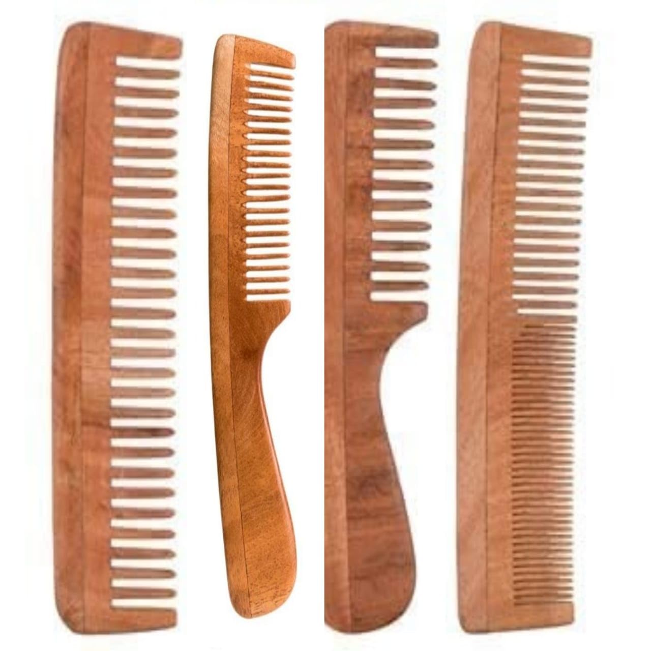 Buy CAMCRAFT Neem Wood Comb For Hair Growth | Hair comb set combo for ...