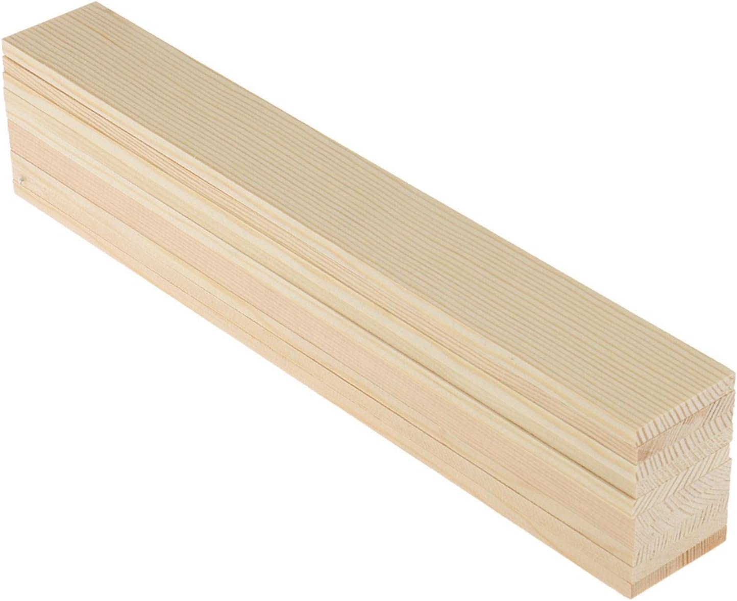 Amazon.com: misppro 10 Pieces Blank Natural Pine Wood Rectangle Boards ...