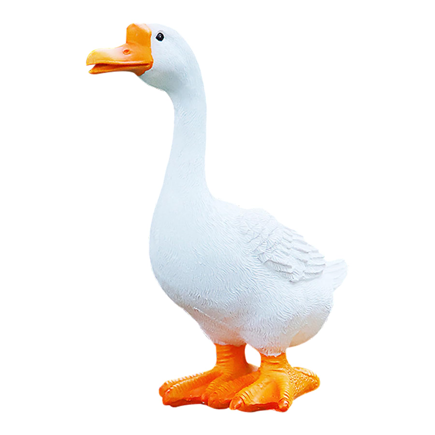 Amazon.com: WALULAN Animal Resin Statue, Indoor Resin White Goose ...