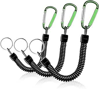 Amazon.com: Hekodonk Flexible Anti-Lost Spring Coil Leash Cord Safety ...