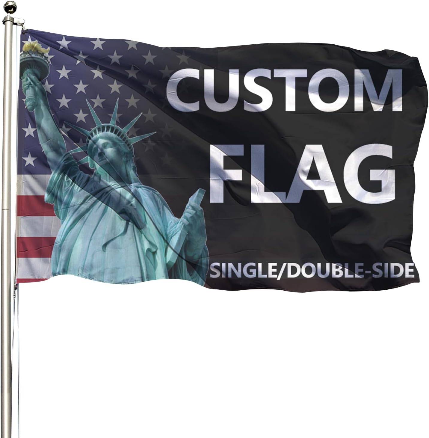 Amazon.com : Yunmaimy Custom Flag 3x5 FT Personalized Double Sided ...