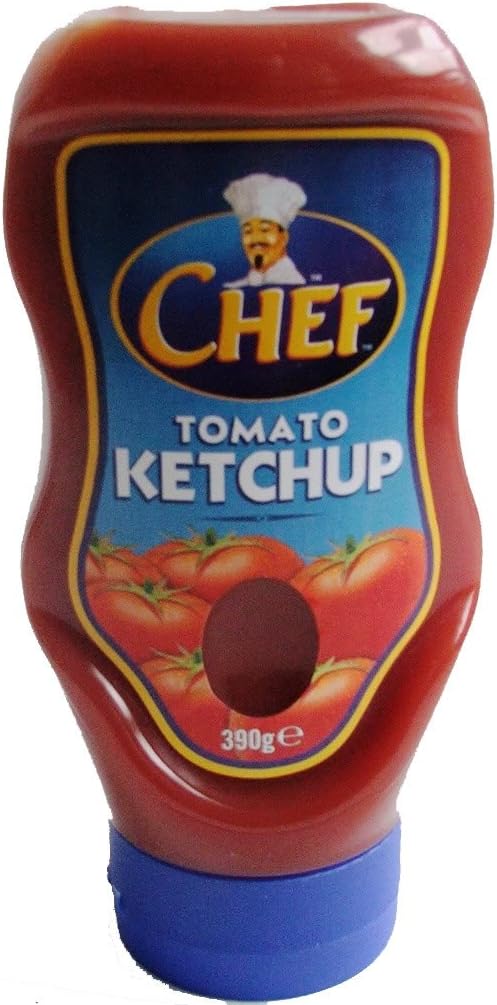 Chef Tomato Ketchup 12x390g Bottles : Amazon.co.uk: Grocery