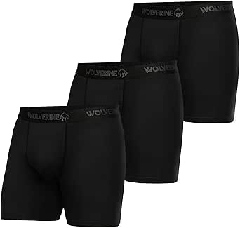Amazon.com: WOLVERINE Men's Boxer Briefs Soft Breathable Moisture ...
