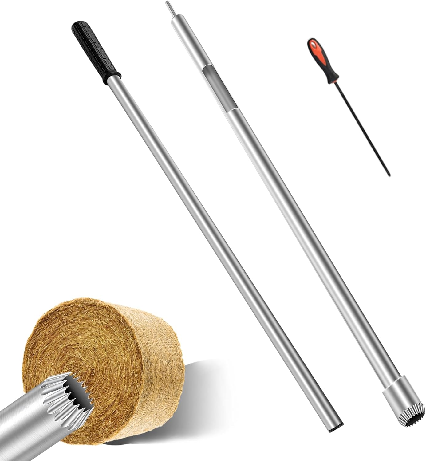 Amazon.com: Upgraded Hay Probe Bale Sampler, Hay Sampler with 26in ...