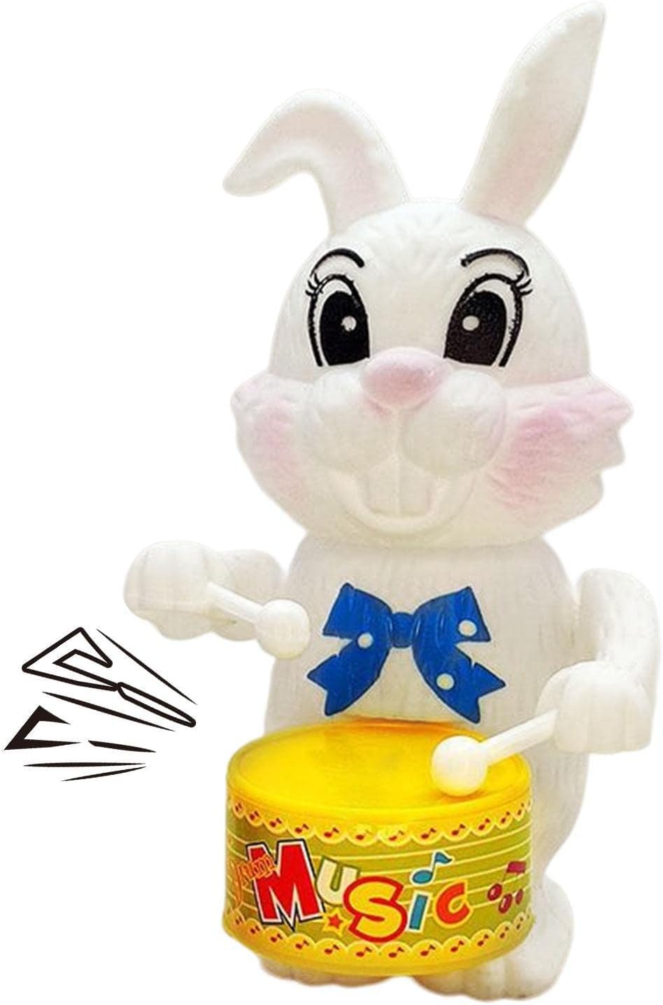 IBUGER Wind Up Toys | Wind Up Rabbit Toy,Cute Jumping Drumming ...