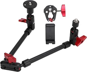Overhead Camera Mount Desk Stand, Flexible Detachable Articulating Arm ...