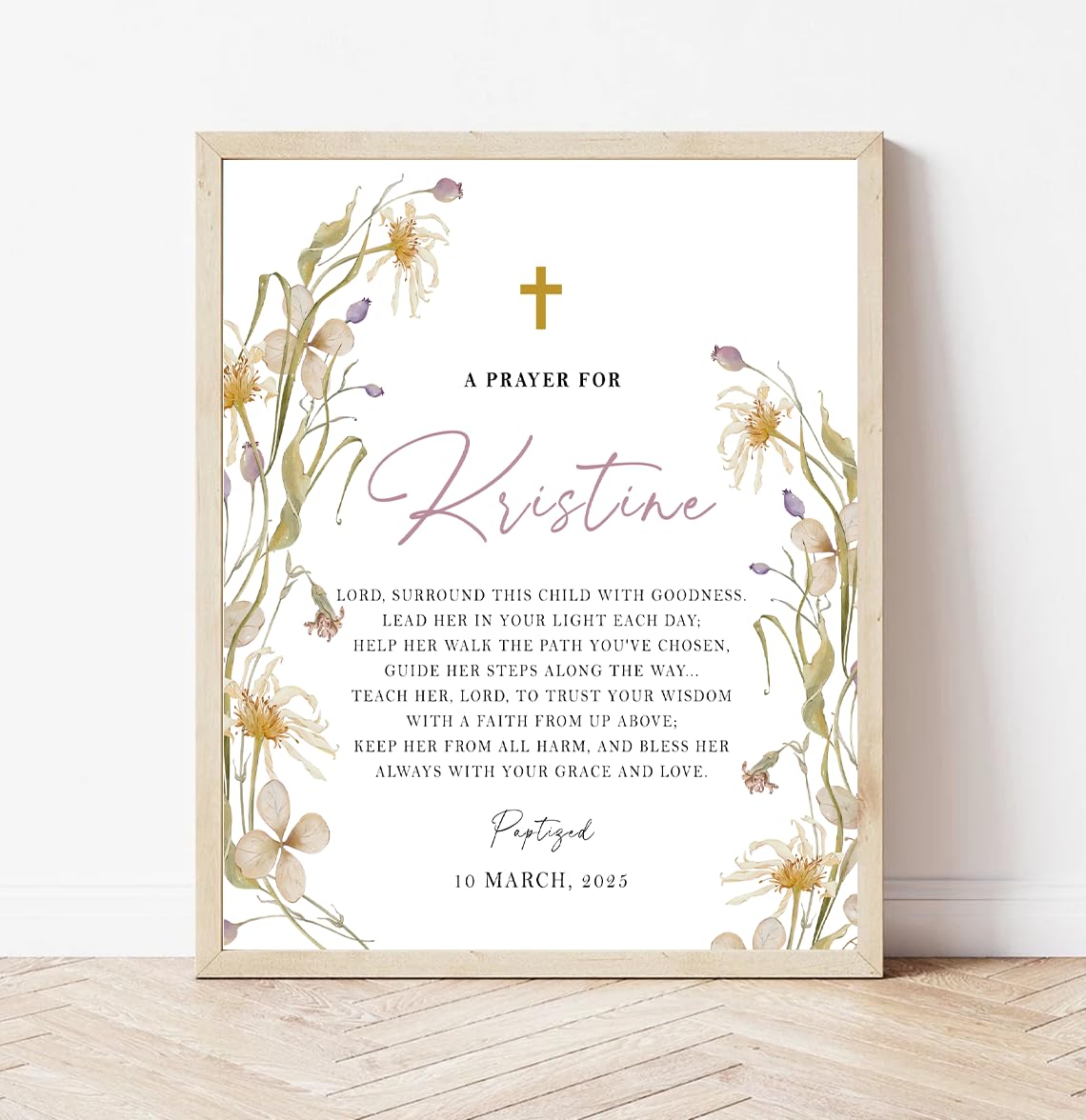 Amazon.com: Personalized Baptism Gift For Girl, Baby Boy Gift ...