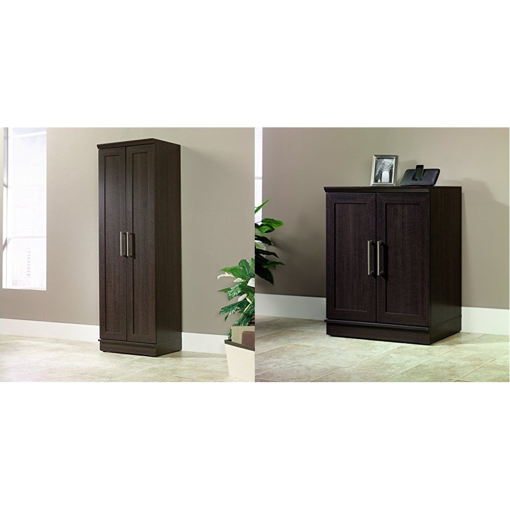 Buy Sauder HomePlus Basic Storage Cabinet, Dakota Oak + Sauder Homeplus ...