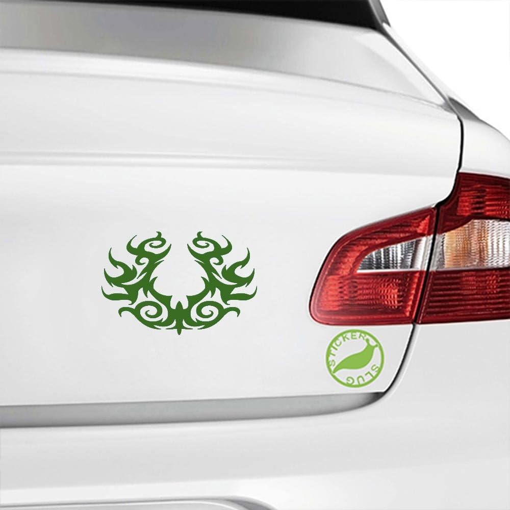 Amazon.com: Tribal Thorns Decal Sticker (green, 17 inch, mirrored ...