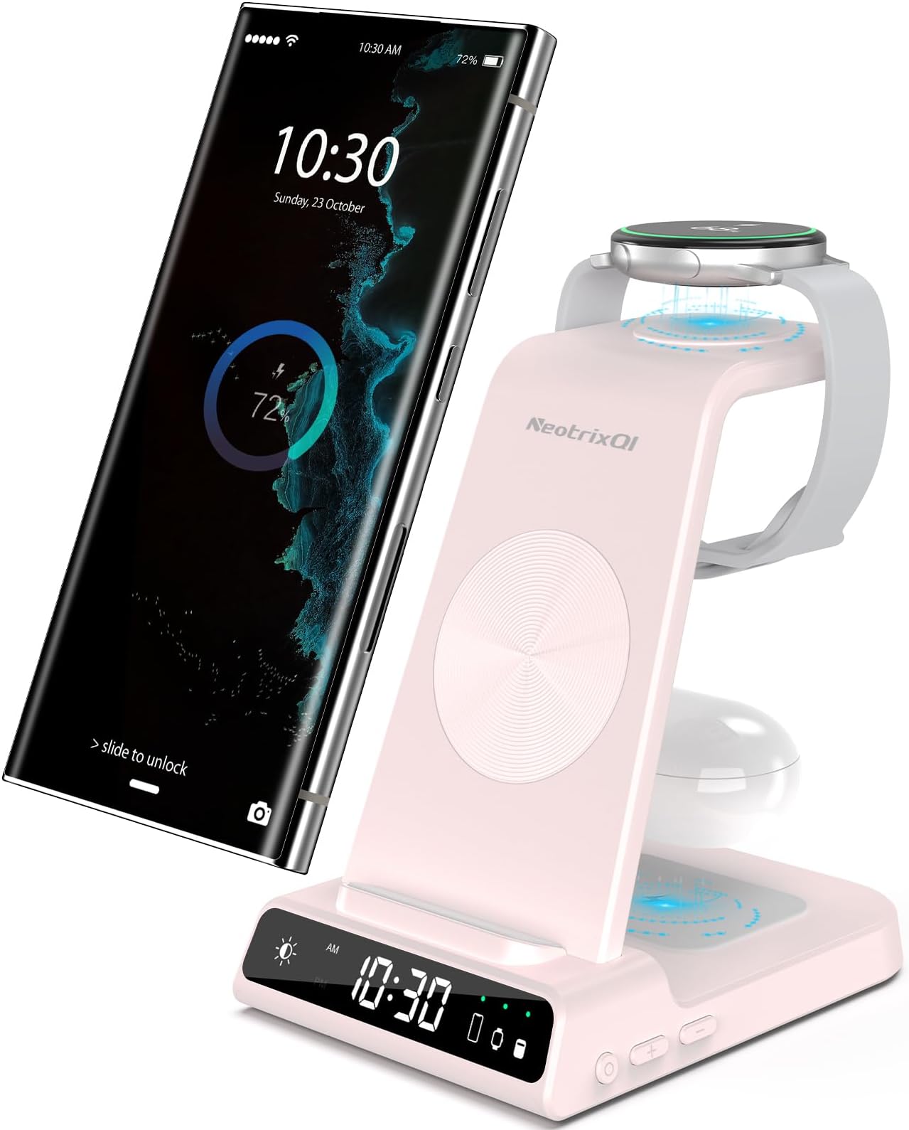 Amazon.com: Samsung S24 Wireless Charger,Android Phone Wireless Charger ...