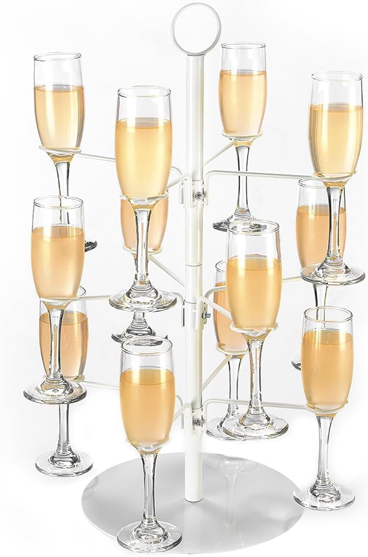 Amazon.com: Cocktail Tree Stand, Wine Glass Flight Tasting Display For ...