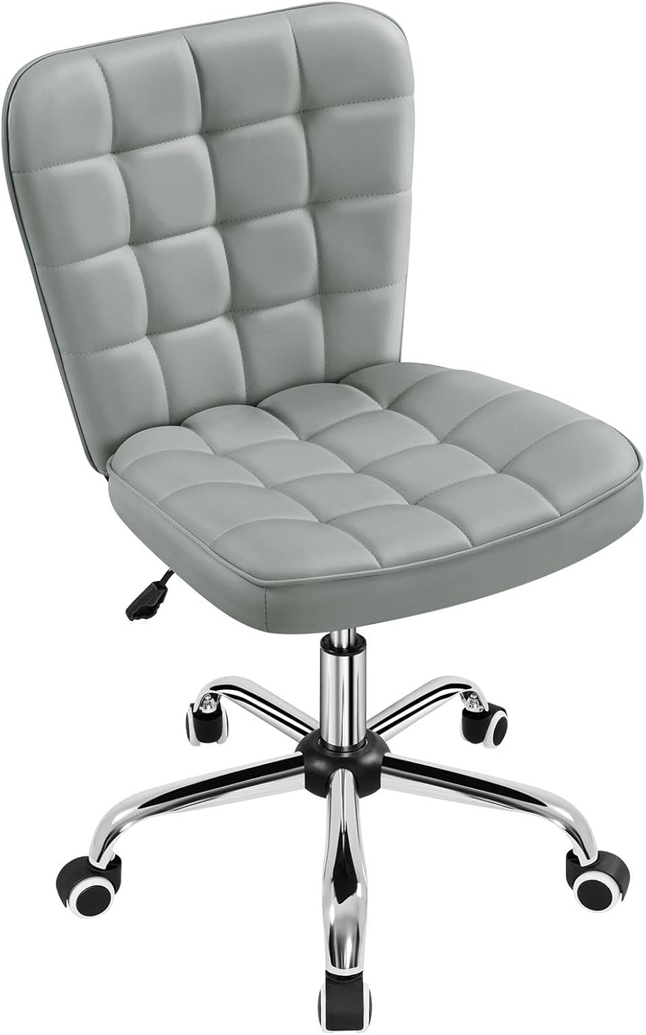 Amazon.com: Yaheetech Armless Desk Chair Modern Tufted Office Chair ...