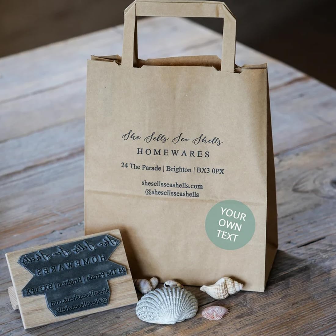 Large Size Custom Business Logo Stamps - Personalized Business ...