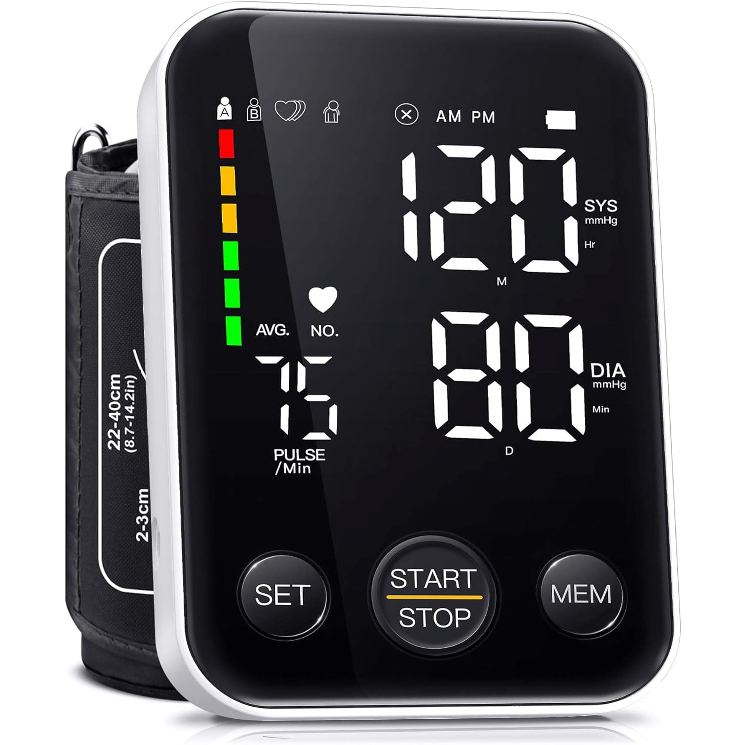 Amazon.com: Blood Pressure Monitor Upper Arm Blood Pressure Monitors ...