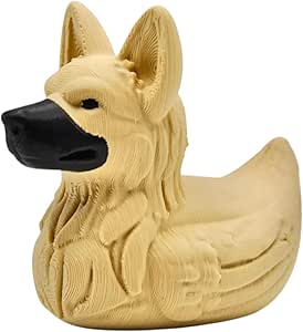 Amazon.com: German Shepherd Duck Figurine - Funny Collectible Ducks for ...