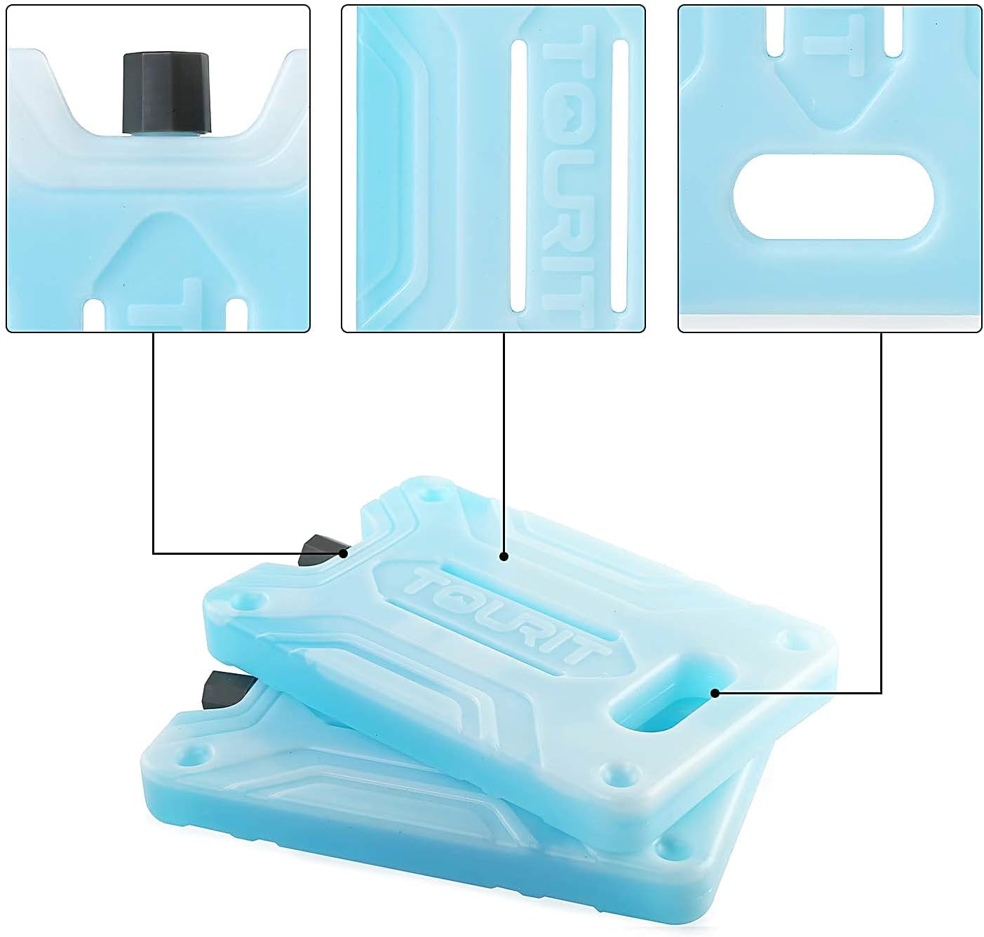 Buy TOURIT Ice Pack for Lunch Box-8.75” x 5.5”-Reusable Long Lasting ...