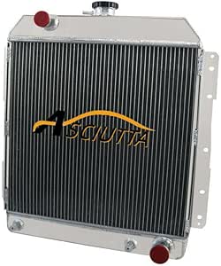 Amazon.com: ASCIUTTA 3 Row Aluminum Radiator For 1958 Chevy Impala ...