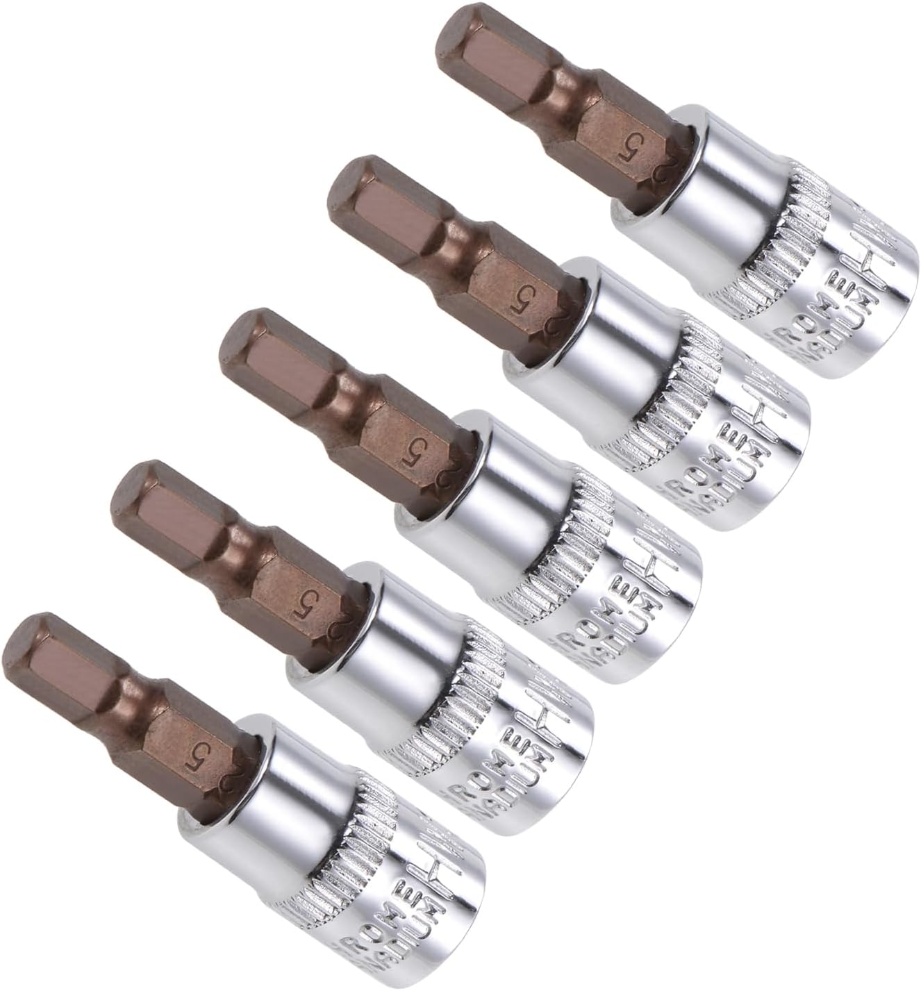 Amazon.com: CoCud Hex Bit Socket, Metric H5 (5mm) Bit 1/4" Drive 1.5 ...