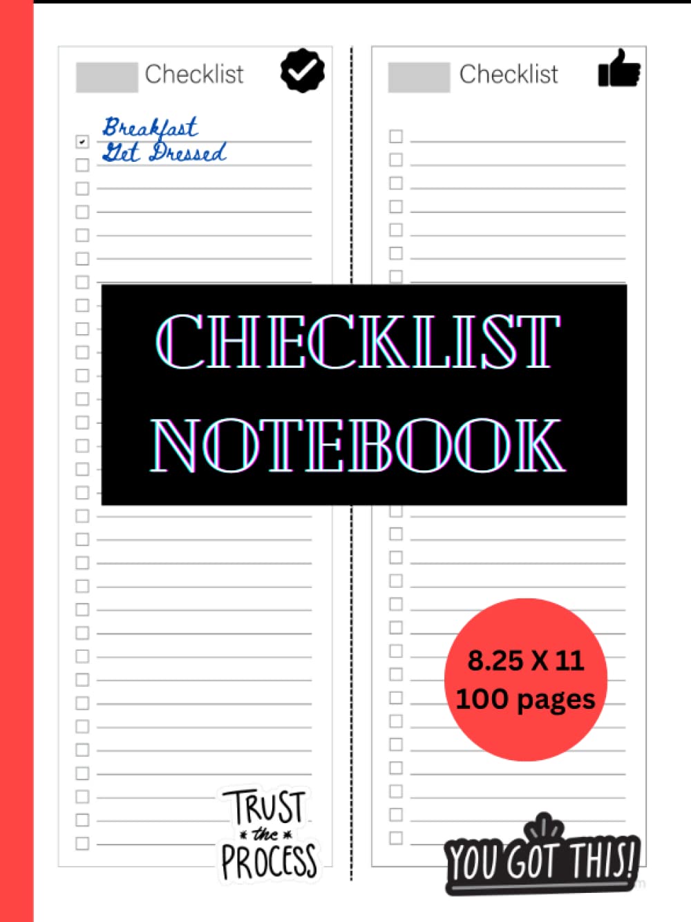 Check List Notebook for Work: Simply Work Project Daily Planner for ...