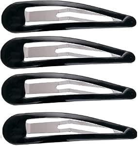 Mytoptrendz® 4 PCS Extra Large Jumbo Snap Hair Clip Epoxy Sleepies ...