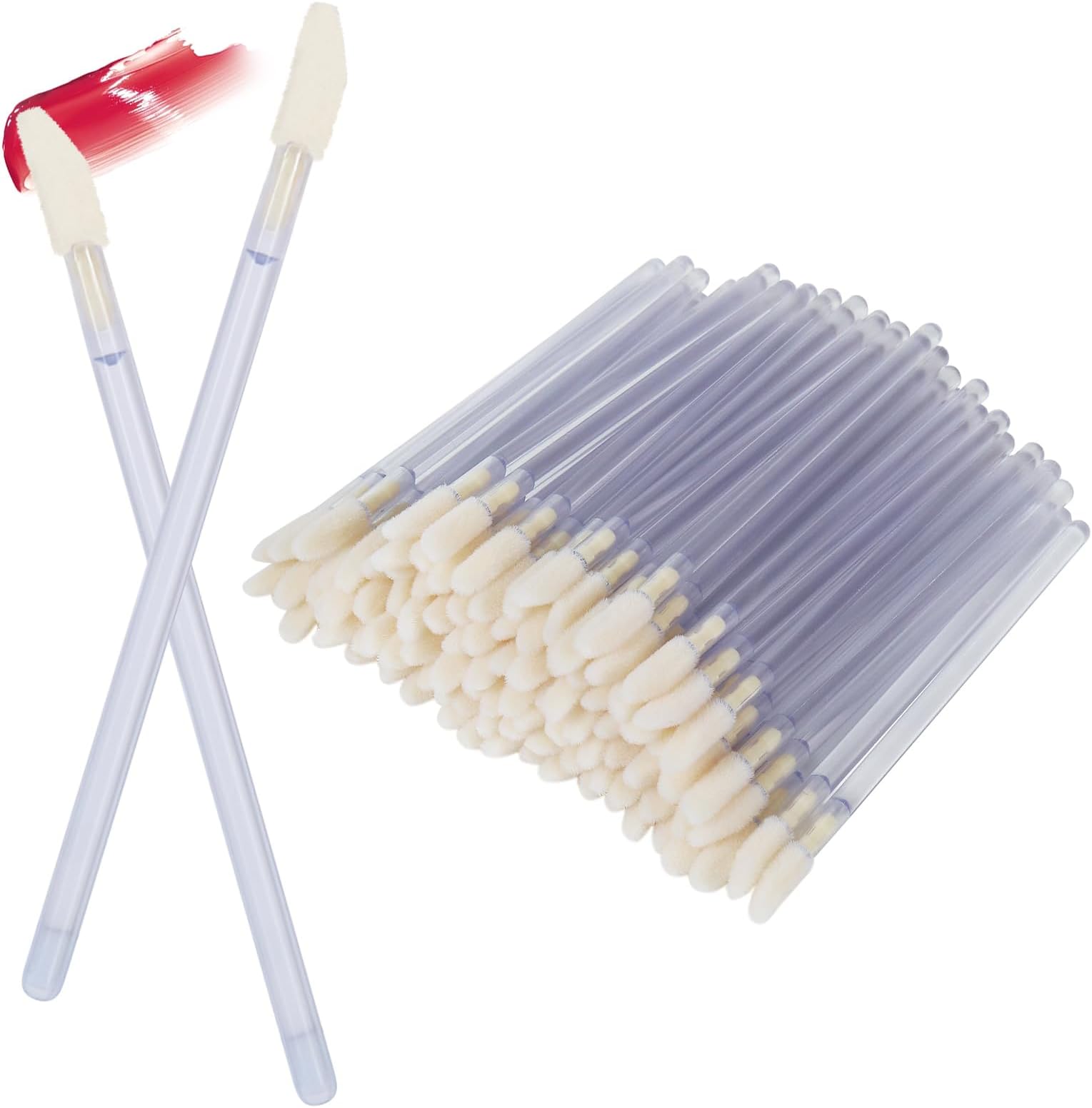 Amazon.com: Shintop Disposable MakeUp Lip Brush Lipstick Gloss Wands ...