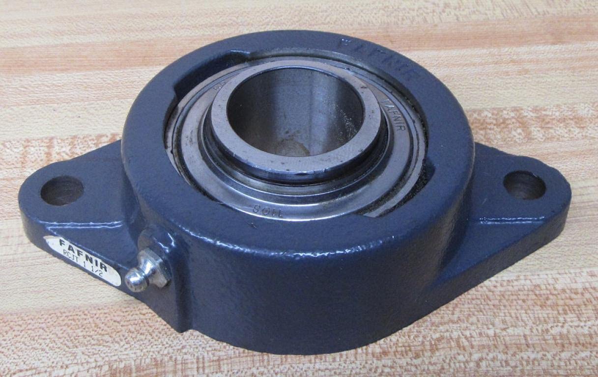 Fafnir RCJT 1 1/2 2-bolt Ball Bearing Flange Block With Eccentric Lock Insert: Mounted Bearings ...