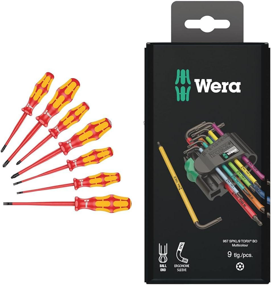 Wera 05135961001 Screwdriver Set Kraftform PlusSerie 100" 160iSS-7 pcs ...
