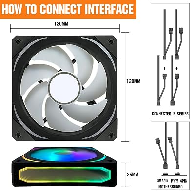 ARGB Fan 120mm PWM Fan 1 Pack PC argb Fans, HA120 Philippines | Ubuy