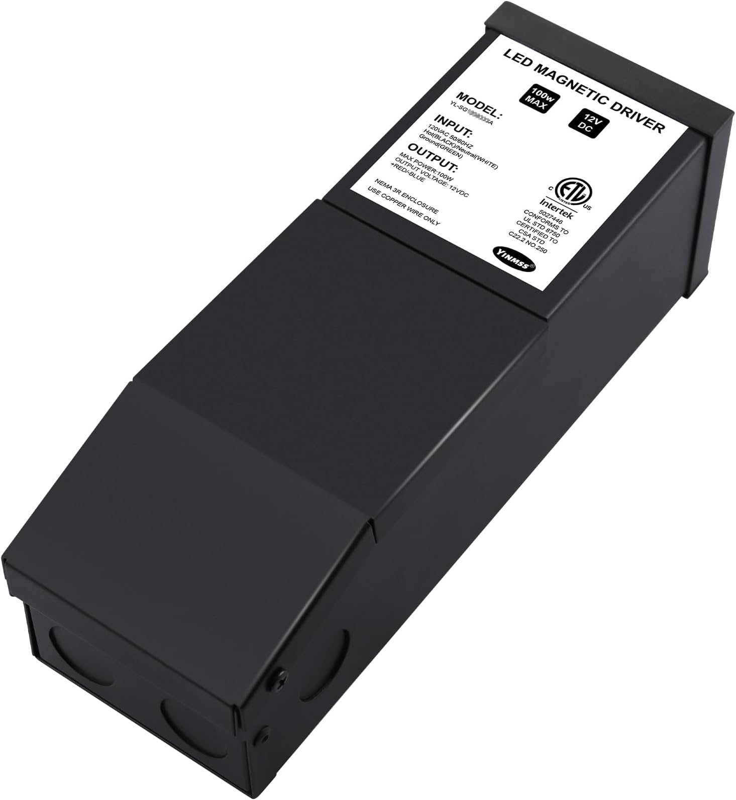 12V Magnitude Magnetic Dimmable LED Driver Transformer Hardwired Under ...