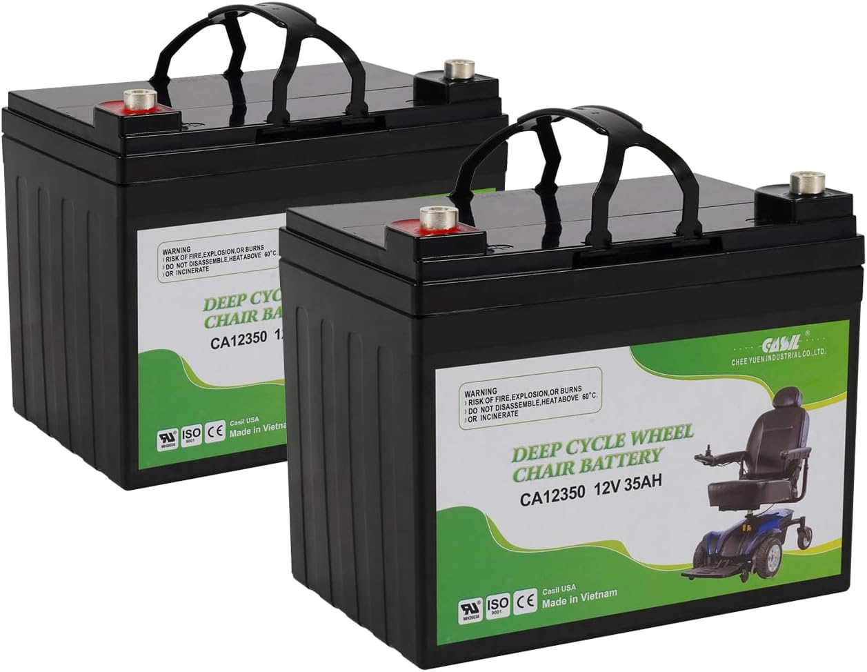 Amazon.com: Casil Electric Scooter Battery 12V 35Ah Battery Mobility ...