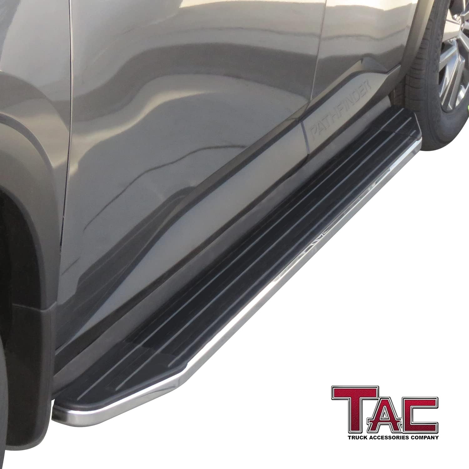 Black Powder Coat Step Rails YHTAUTO 3" Running Boards For Nissan ...