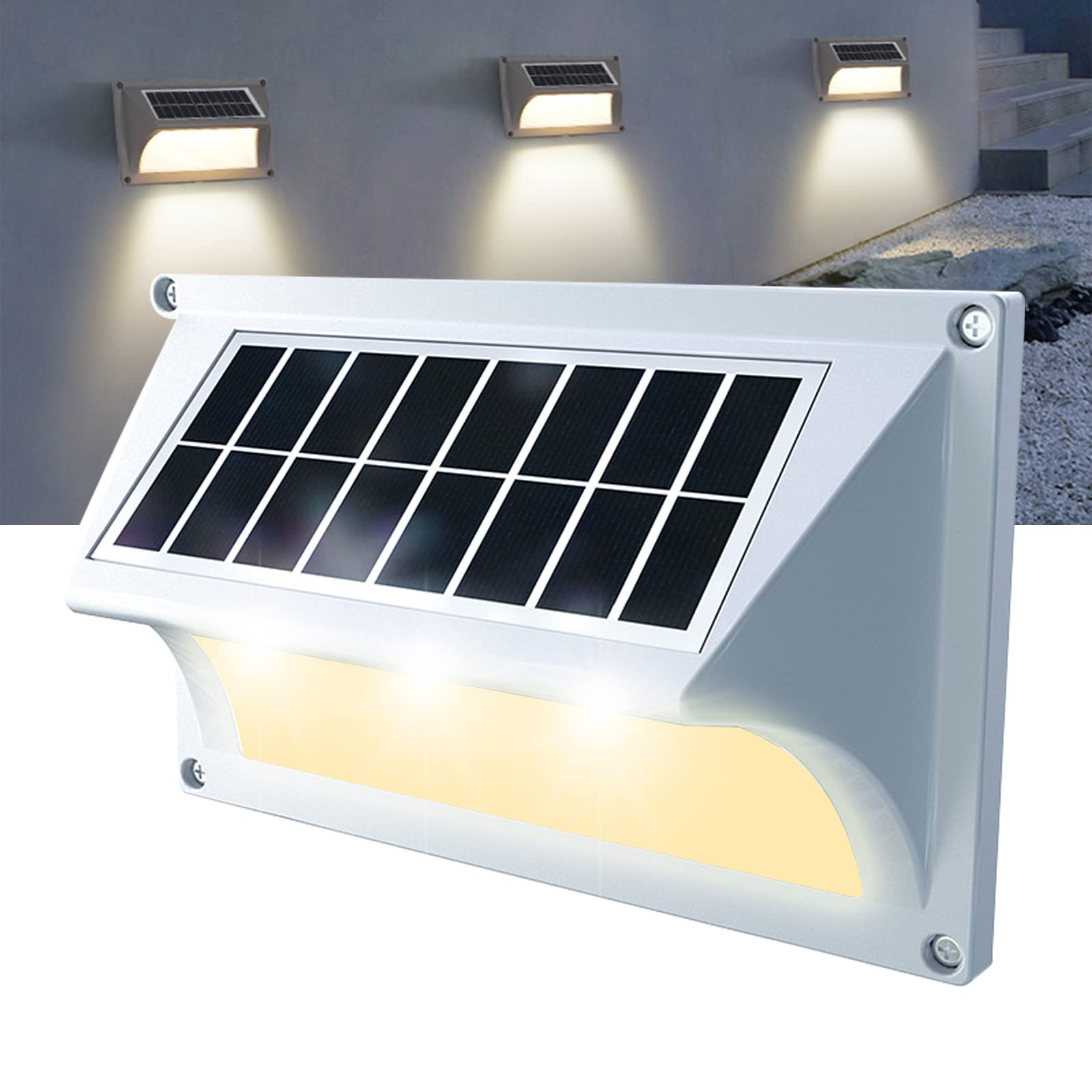 Arclight Solar Step Light Aluminum IP65 Waterproof Solar Charging ...