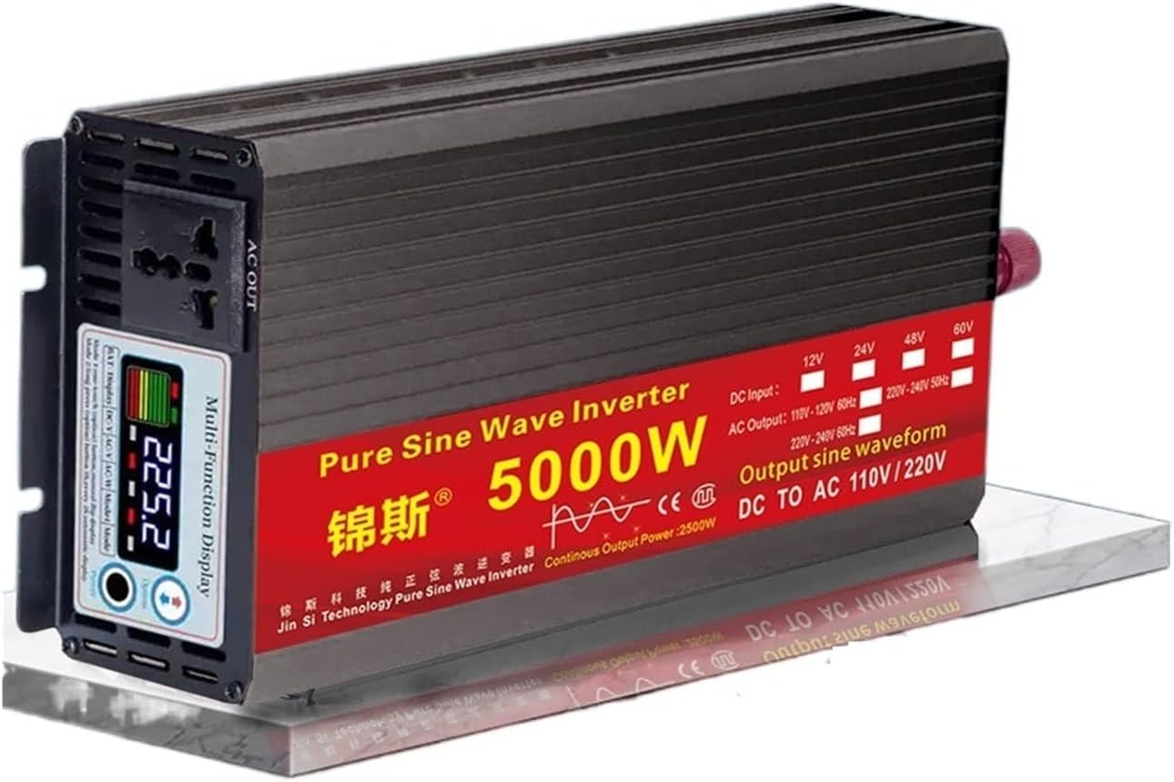 Amazon.com: MANGAO Pure Sine Wave Inverter DC 12v/24v to AC 110V/220V 2000W 3000W 4000W 5000W ...