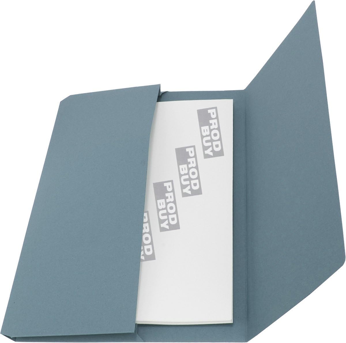 30 x Blue 285gsm Foolscap Premium Document Wallets A4 Paper Storage ...
