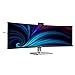 Philips Monitor Curvo 49", 499P9H, Gaming Superwide 32:9, risoluzione ...