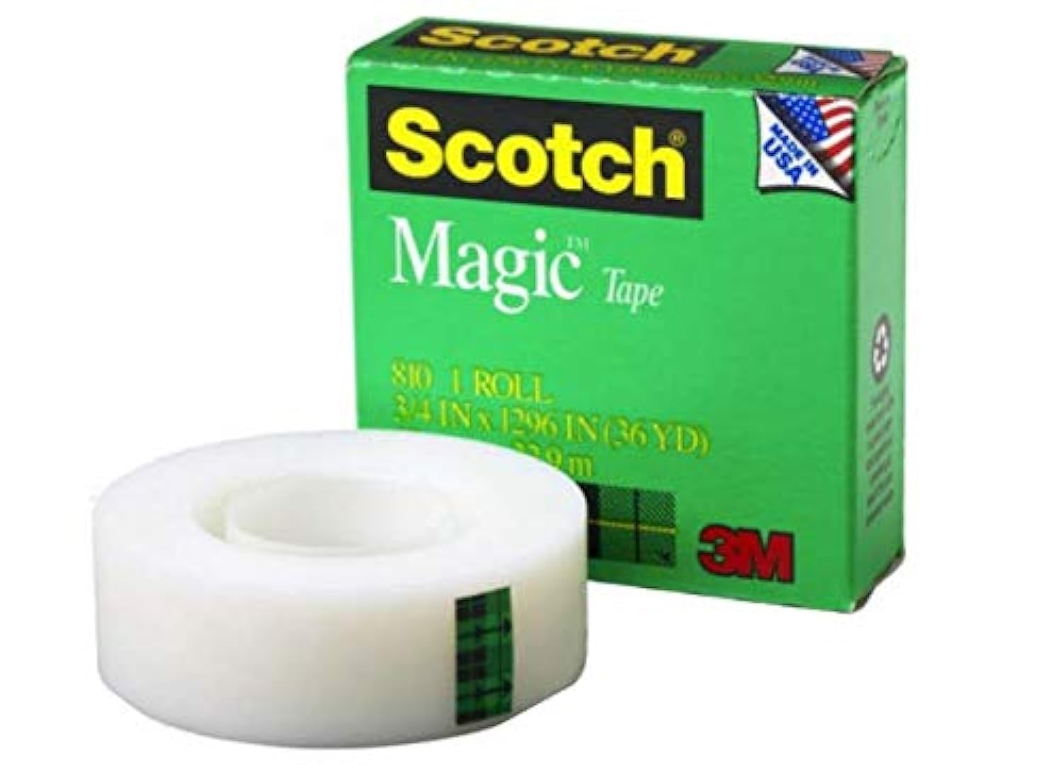 3m Scotch Magic Tape 810 19 Mm X 33m 3/4 Inch X 36yards: Buy Online at ...