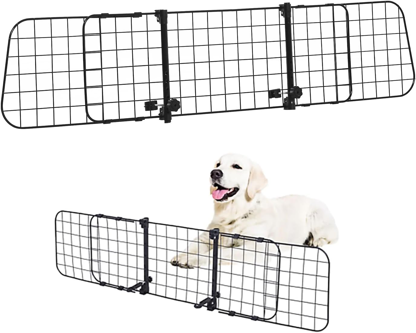 Candora Car Pet Barrier Safety Net - Car Safety Net Hatchback Dog Guard ...