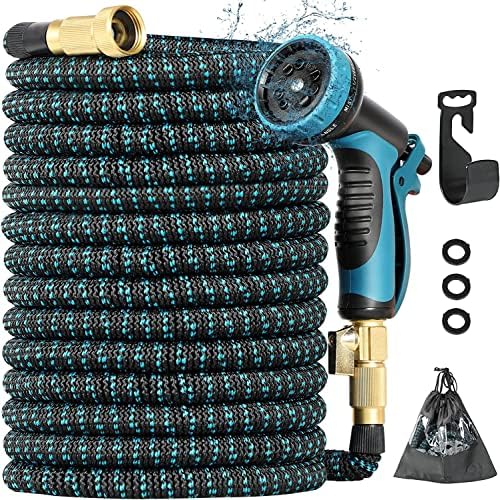 Amazon.com: Expandable Garden Hose 50ft, Expanding Water Hose with 10 ...