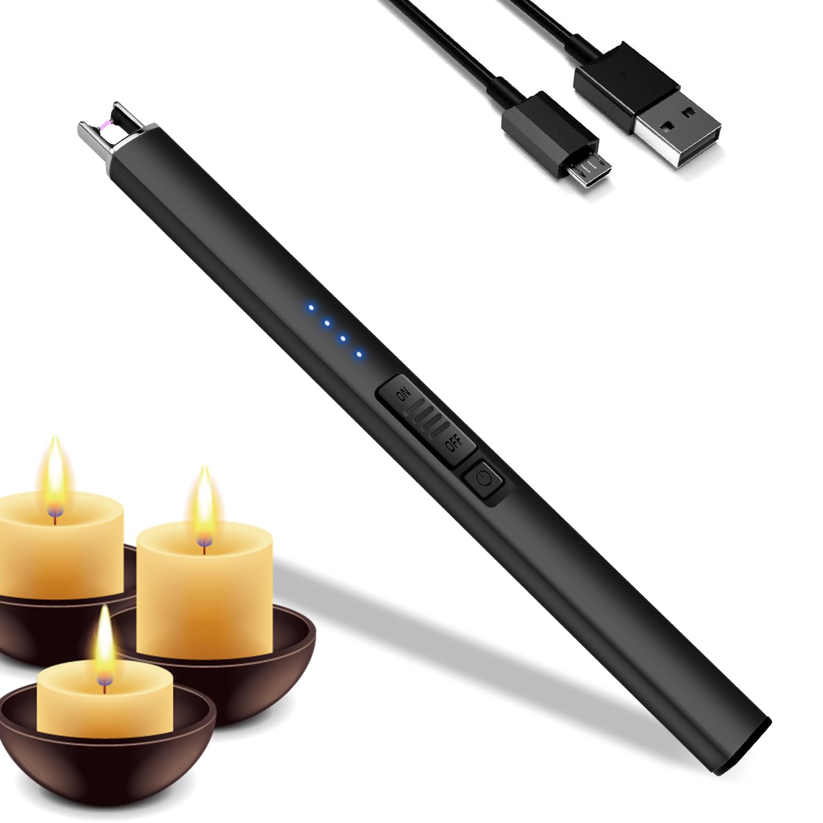 Encendedor Electrónico，Encendedor de Plasma USB Rechargeable con ...