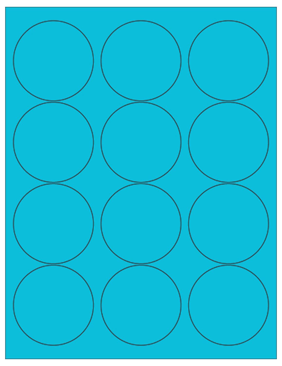 Amazon.com : NextDayLabels - 8-1/2 x 11 Neon Color High Light ...