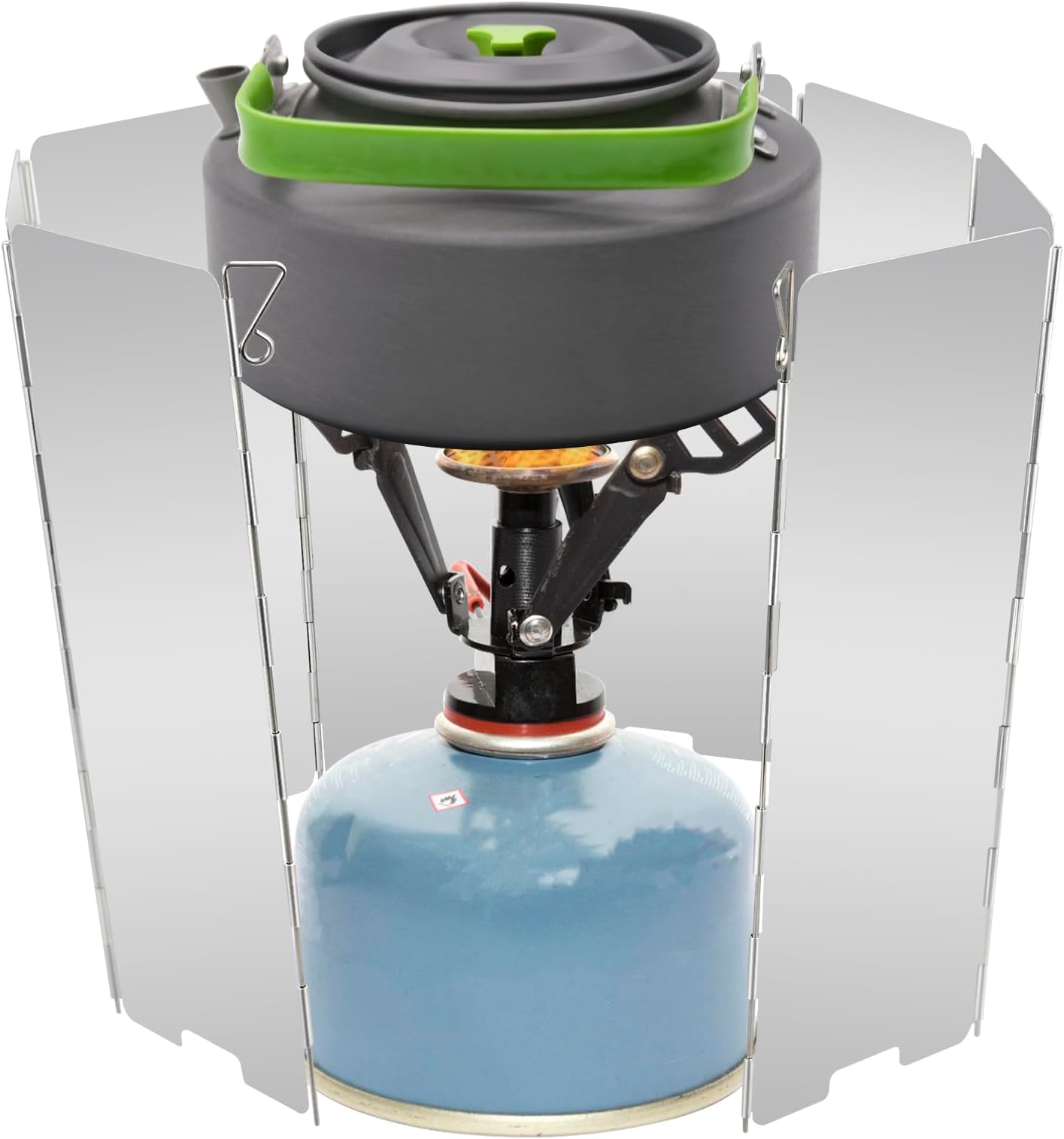 Amazon.com: Stove Windscreen, 8/9/10/12/14/16 Plates Aluminum Stove ...