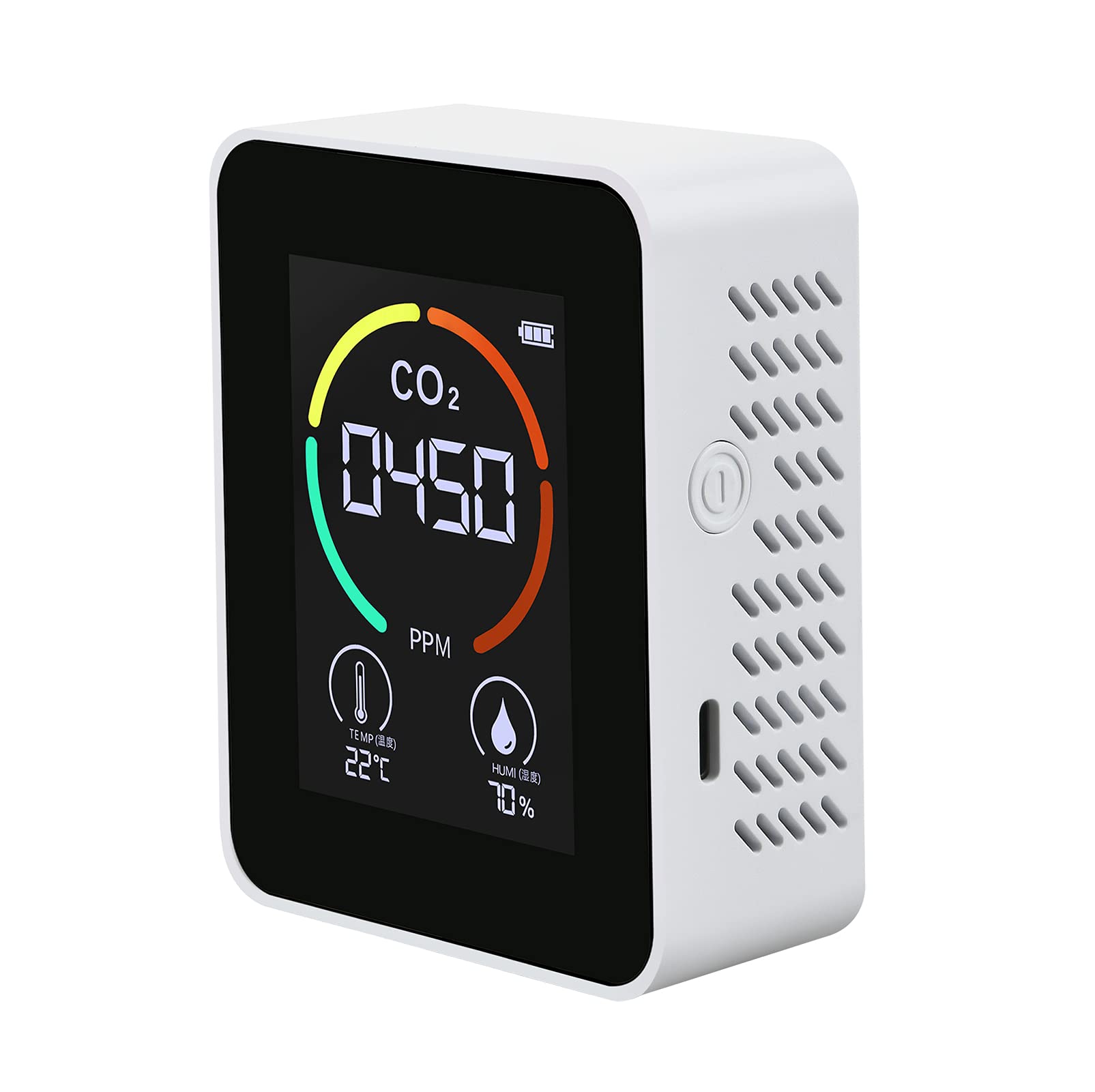 Buy Auyeetek CO2 Monitor Air Quality Detector For Carbon Dioxide ...