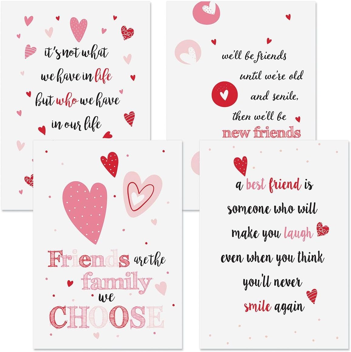 Amazon.com : Current Friendship Valentine's Day Greeting Cards - Set of ...
